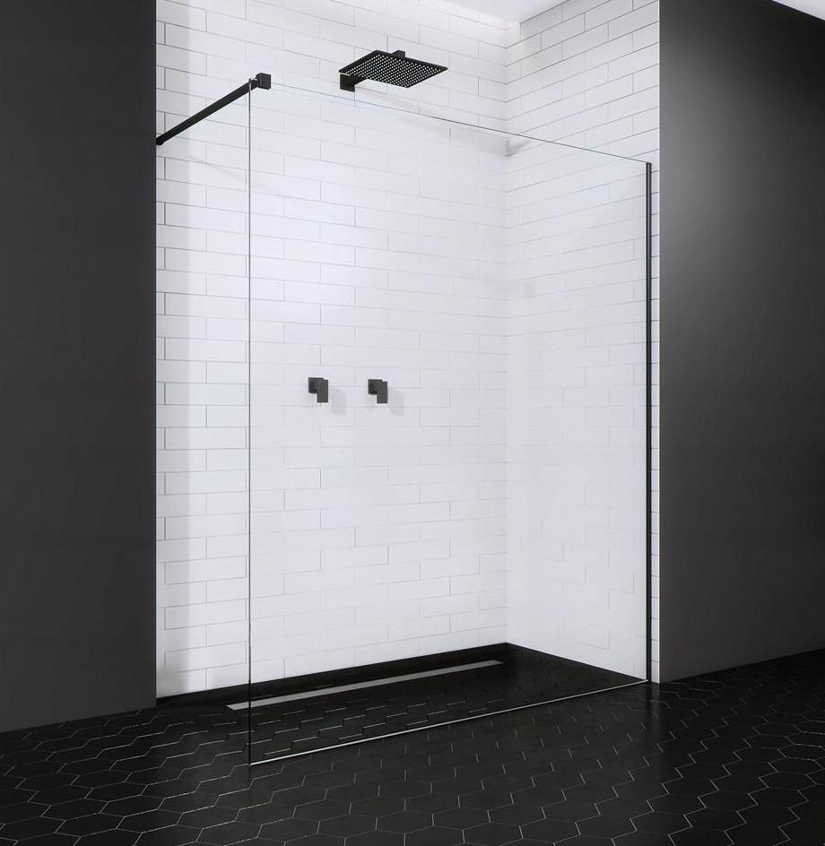 Kabina prysznicowa Radaway Modo New Ii Black Walk-In 120 389124-54-01 ...