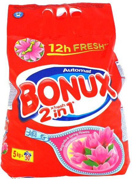Bonux 2In1 Magnolia Proszek 50 Prań Białych 5Kg - Ceny i opinie - Ceneo.pl