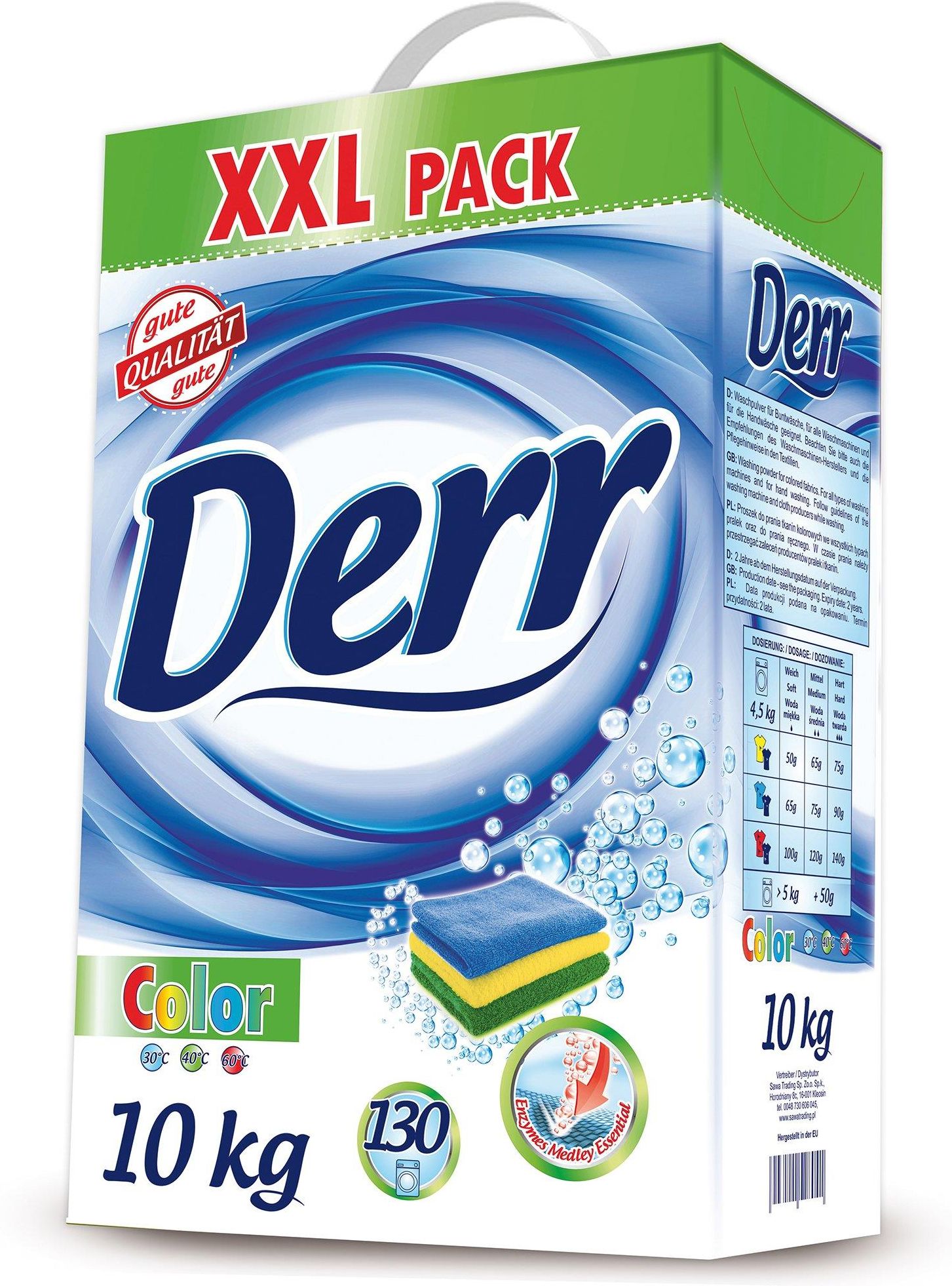 Derr Proszek Kolor Xxl 10Kg 130 Prań ki - Opinie i atrakcyjne ceny na ...