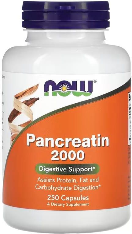 Now Foods Pancreatin Pankreatyna 10x200mg 250 kaps - Opinie i ceny na ...