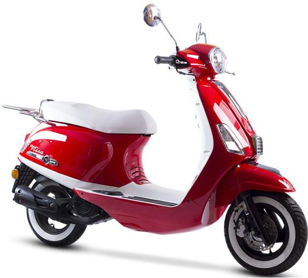 Skuter retro miejski włoski styl 50 la vissa - Opinie i ceny na Ceneo.pl