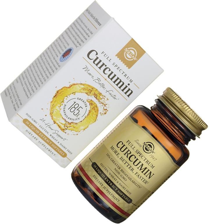 Preparat medycyny naturalnej Solgar Kurkumina Pełne Spektrum 90 kaps - Opinie i ceny na Ceneo.pl