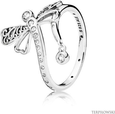 Pandora Pierścionek Marzycielska Ważka 197093Cz54 - Ceny i opinie - Ceneo.pl