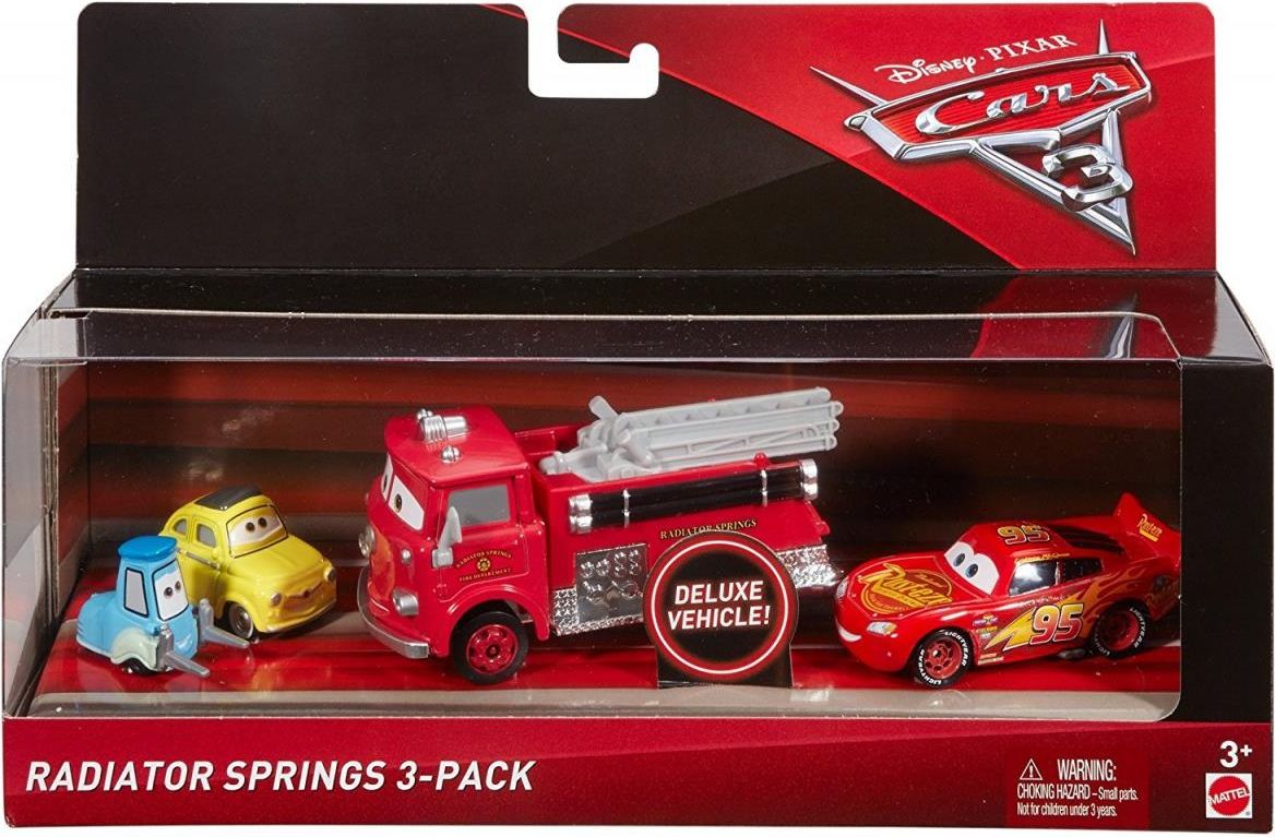 Mattel Disney Pixar Auta Cars zestaw Deluxe Edek Zygzak Luigi - Ceny i ...