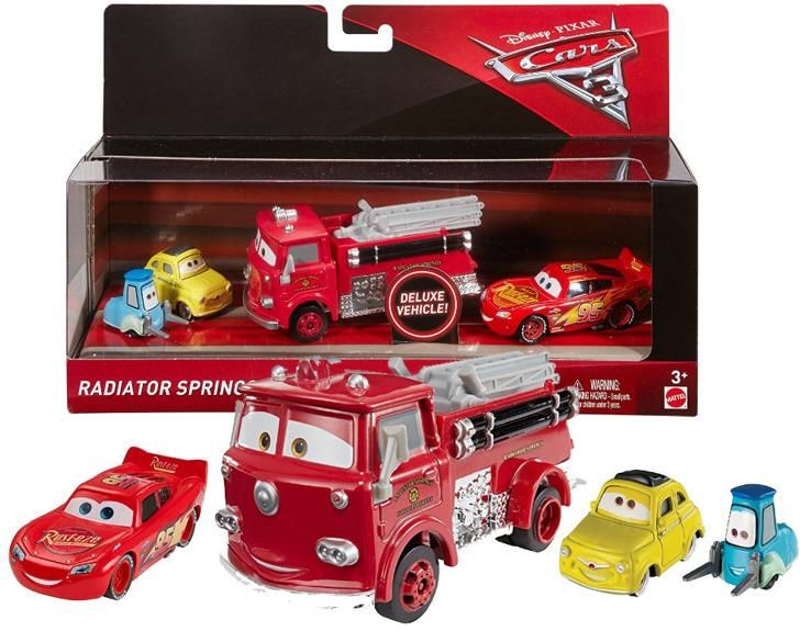 Mattel Disney Pixar Auta Cars zestaw Deluxe Edek Zygzak Luigi - Ceny i ...