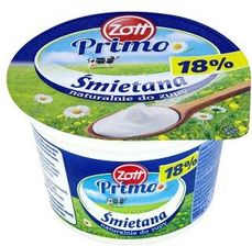 Zott Primo Śmietana 18% 180G - Ceny i opinie - Ceneo.pl