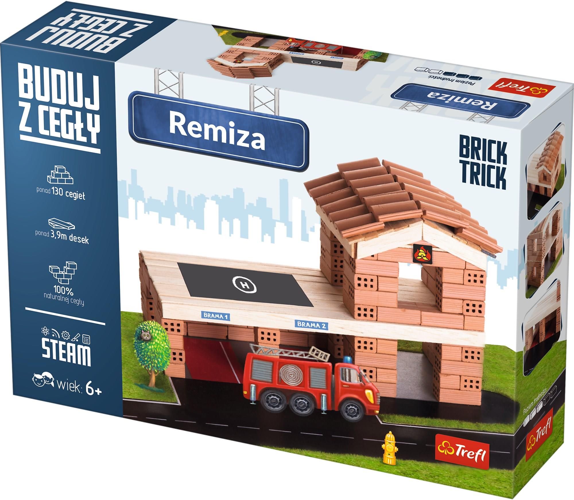 Trefl Brick Trick buduj z cegły Remiza L 60876 - ceny i opinie - Ceneo.pl