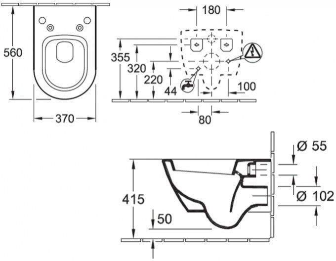 Miska WC Villeroy&Boch Subway 2.0 Viclean 5614R5R1 - Opinie i ceny na ...
