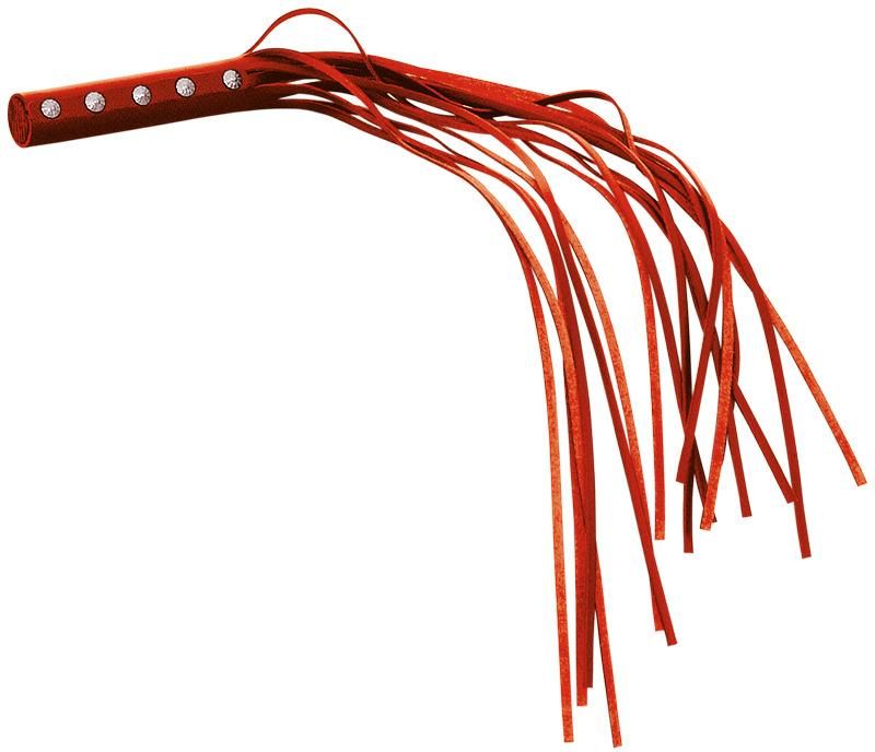 Leder Collection Bat Krótki, Z Rączką Obitą Skórą Leder 8014 Czerwone ...