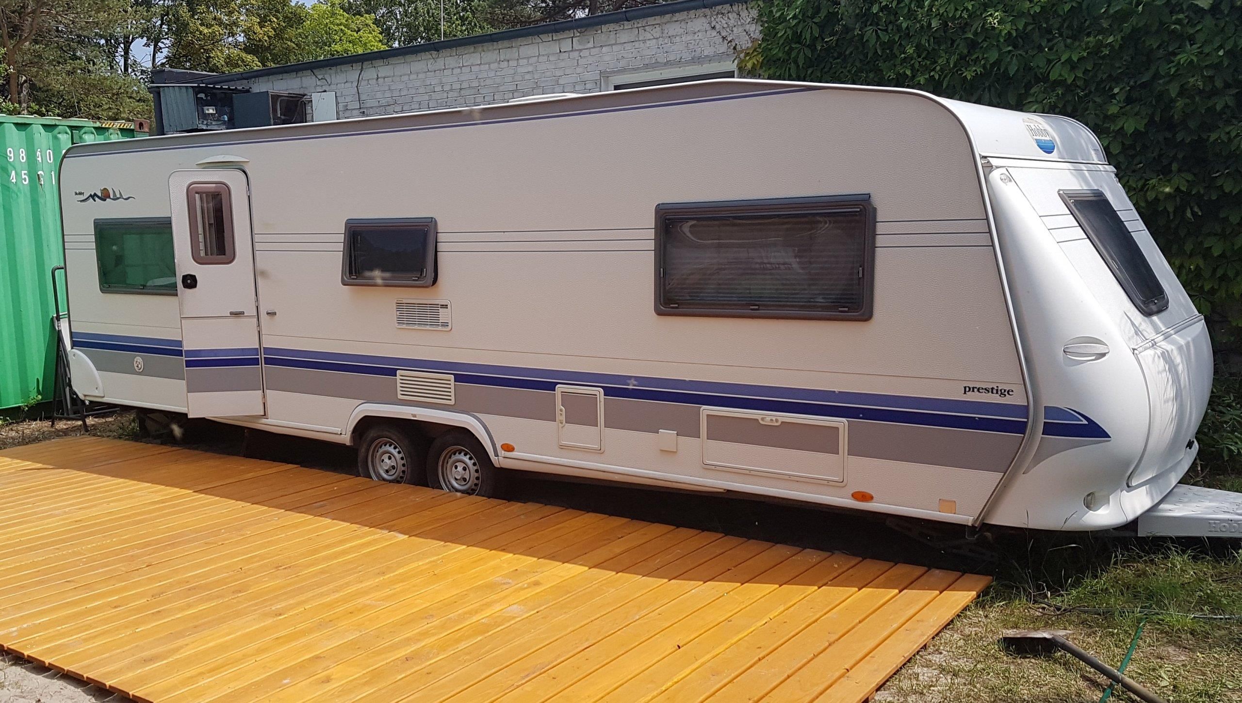 Hobby 720 Prestige 2006r + ew przedsionek - Opinie i ceny na Ceneo.pl