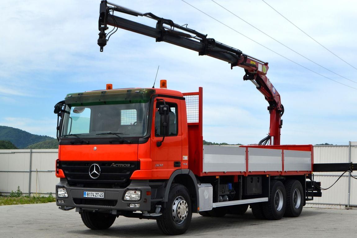 Mercedes Actros 2632 * Skrzynia 6,75 m + HDS * 6x4 - Opinie i ceny na ...