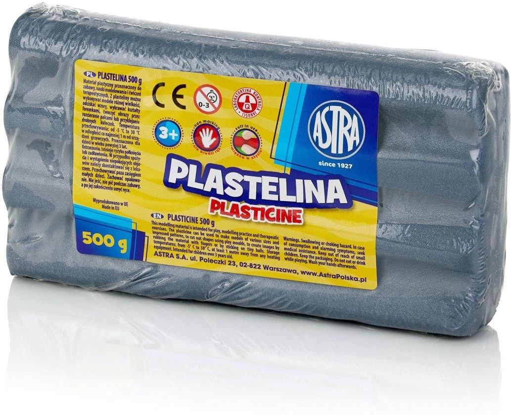 Plastelina metaliczna Astra 500g srebrna - Ceny i opinie - Ceneo.pl