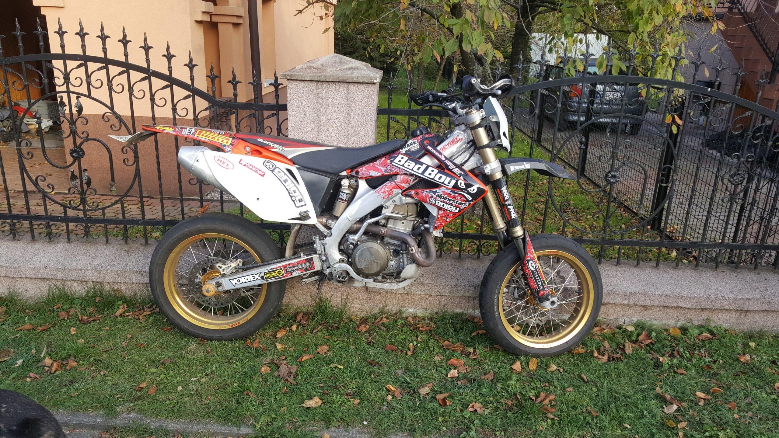 HONDA CRF 450 YZ YZF DRZ DR KTM SUPERMOTO SM OPIS - Opinie i ceny na ...