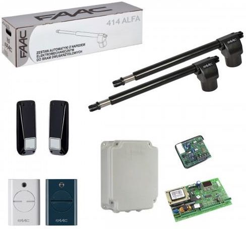 Napęd do bramy Faac Zestaw 414 Alfa 433Mhz - Opinie i ceny na Ceneo.pl