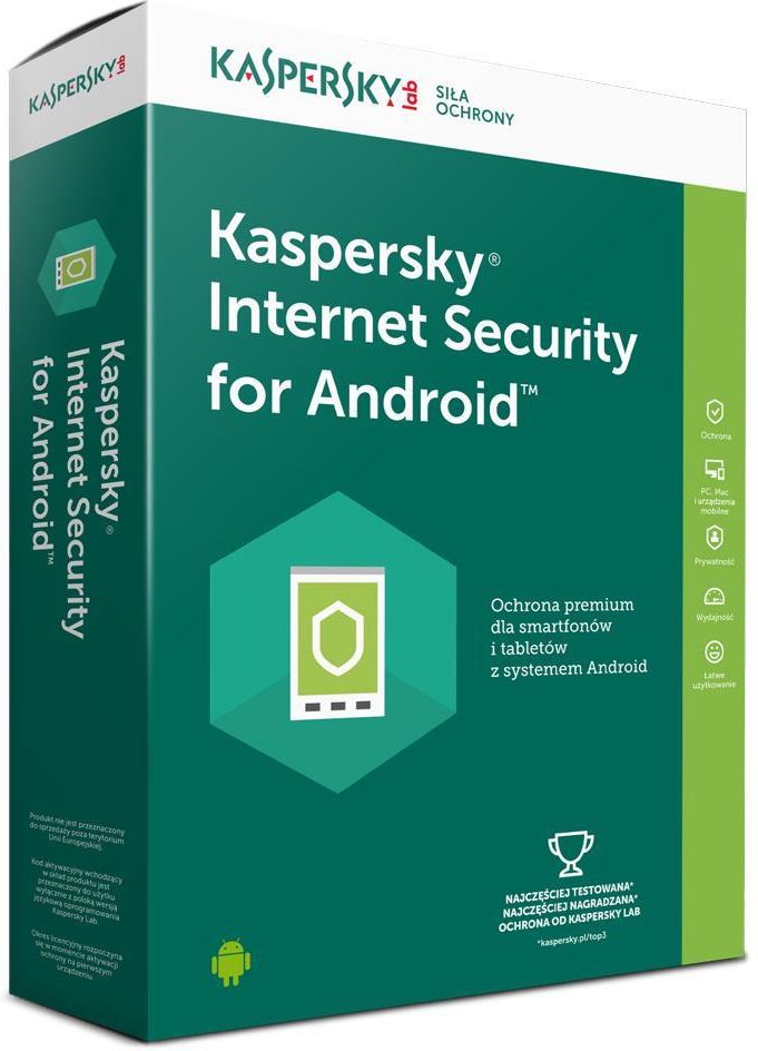 Kaspersky Internet Security Android 1U 1Rok BOX (KL1091PJAFS) - Ceny i opinie na Ceneo.pl