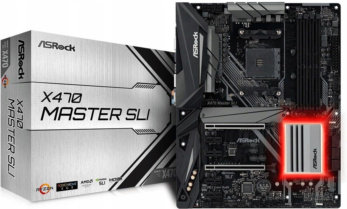 Płyta główna PC ASRock X470 Master SLI - Opinie i ceny na Ceneo.pl