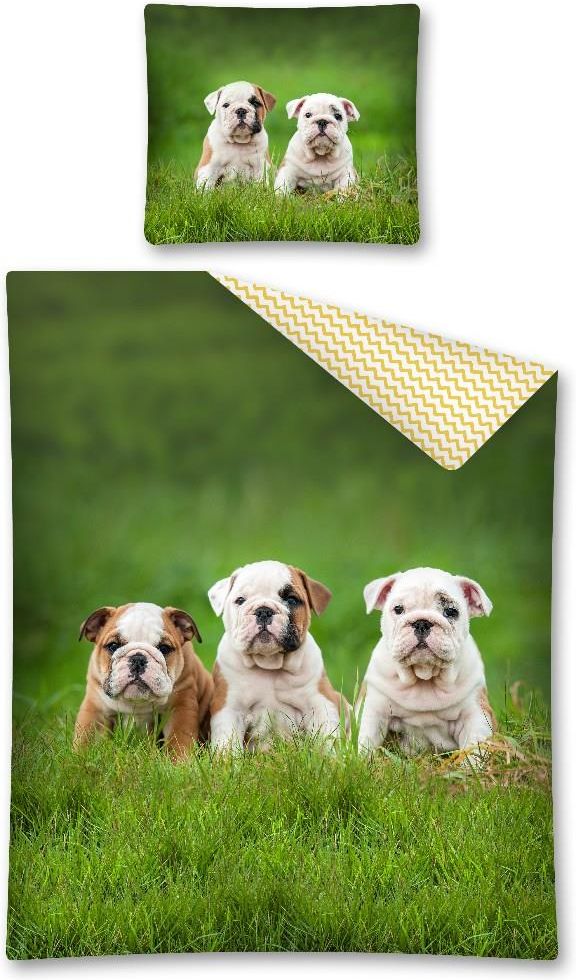 Pościel 160x200Cm Buldog Mops Piesek Psy Pieski 3 - Opinie i atrakcyjne ...