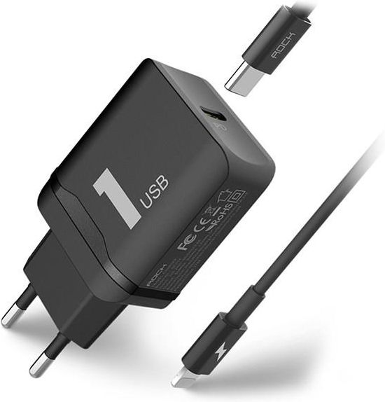 ROCK USB-C PD + Kabel Lightning (332) - Kable - Opinie i ceny na Ceneo.pl