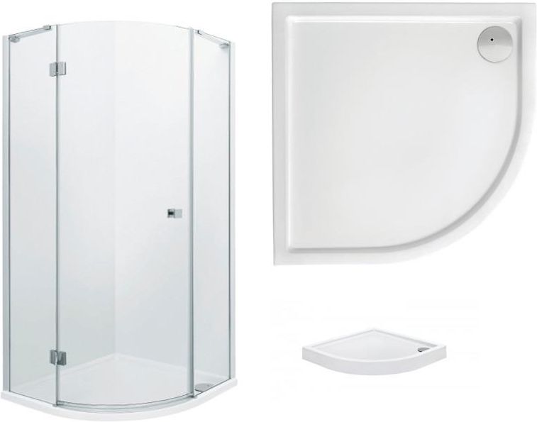 Kabina prysznicowa Roca Metropolis Rondo 80x80cm + Malaga Compact ...