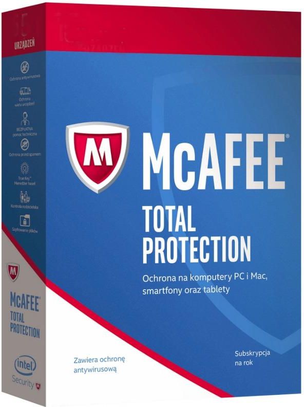 McAfee Total Protection 3PC / 1Rok - Ceny i opinie na Ceneo.pl