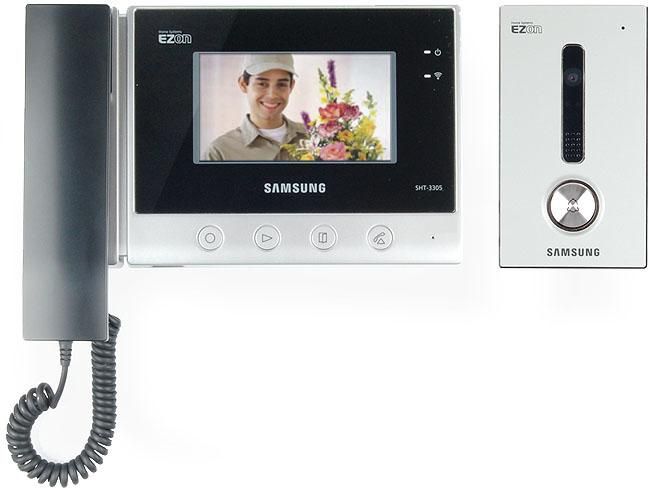 Videofon Samsung Wideodomofon z pamięcią, monitor SHT-3305 z kamerą SHT-CP611 EzON - Opinie i ...