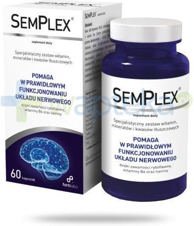 Lek na układ nerwowy SemPlex prawidłowe działanie ośrodkowego układu ...
