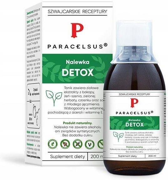PHARMATICA Nalewka Paracelsusa Detox 200ml - Opinie i ceny na Ceneo.pl