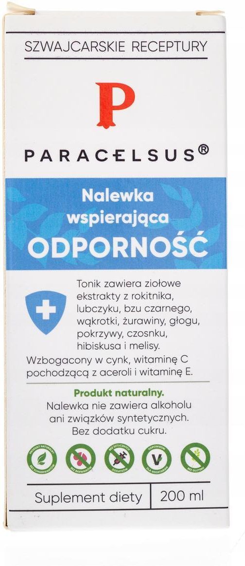PHARMATICA Nalewka Paracelsusa Wspierająca odporność 200ml - Opinie i ...