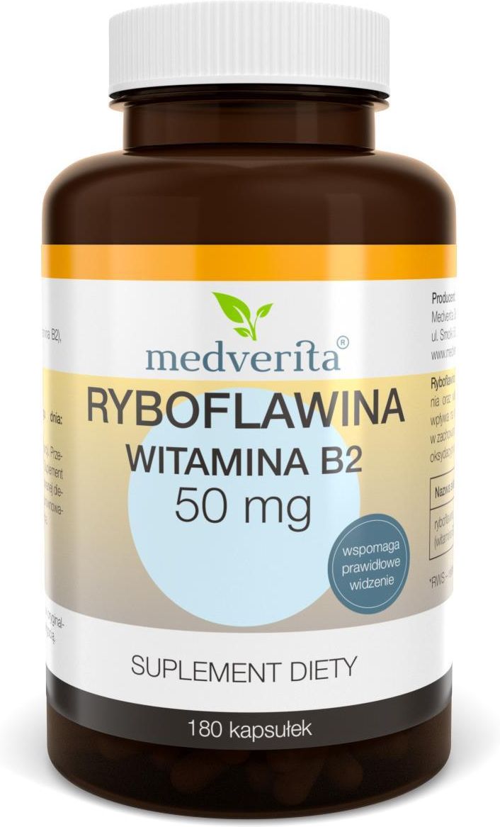 Medverita Ryboflawina Witamina B2 120 kaps - Opinie i ceny na Ceneo.pl