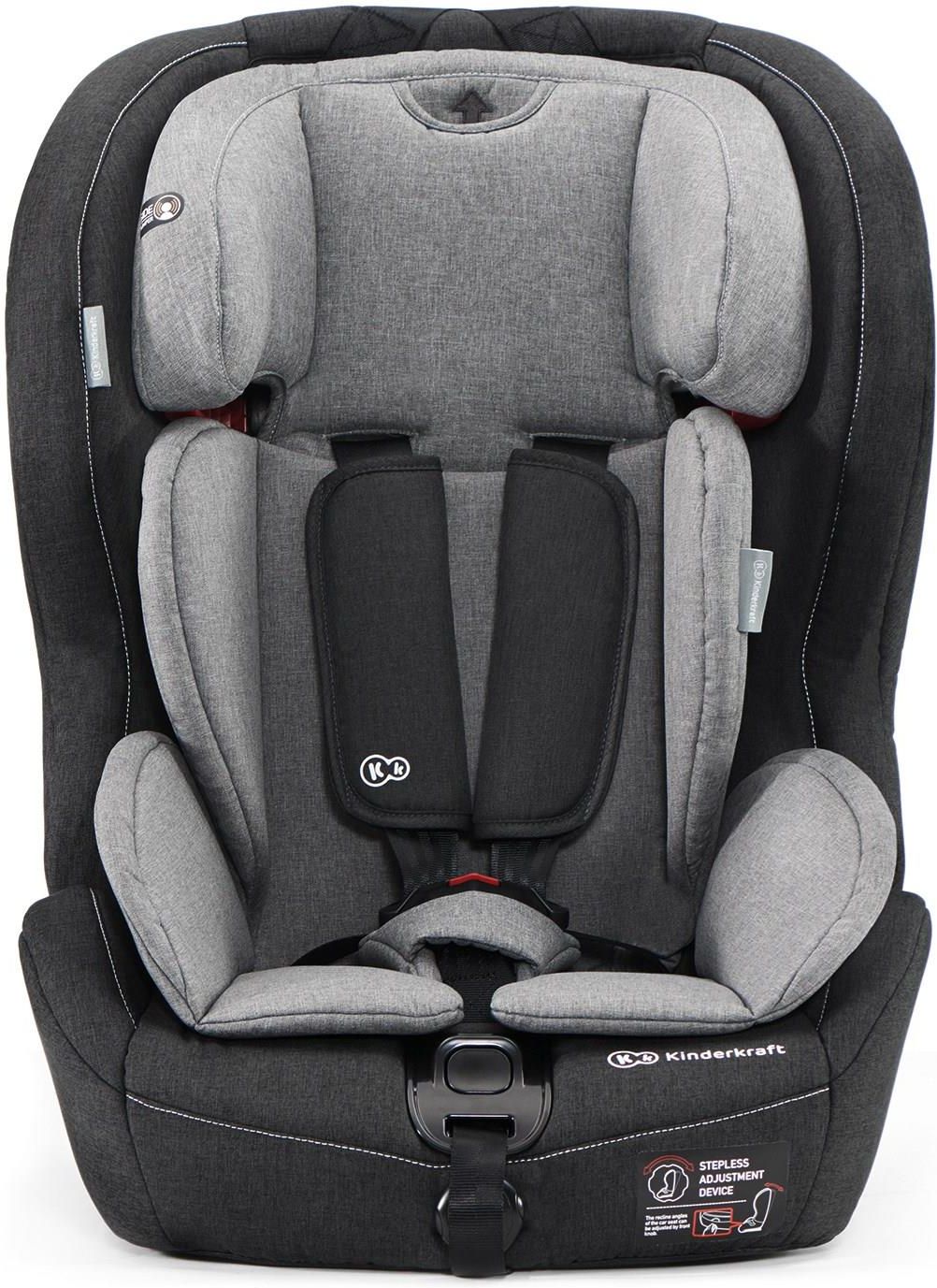 Fotelik Kinderkraft Safety-Fix Isofix Top Tether 9-36Kg Szary - Ceny i ...