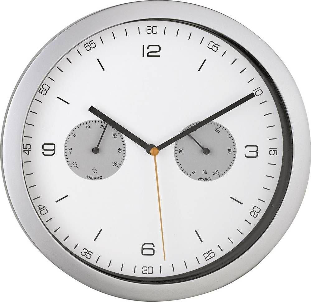 Mebus Mebus Silver Radio Controlled Wall Clock (52827) - Opinie i ...