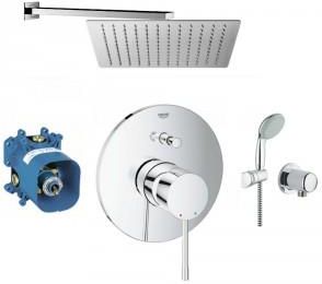 Zestaw prysznicowy Grohe Essence Slim 30x30cm 19285001 + 35501000 ...