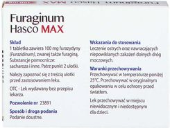 Furaginum Hasco Max 100 mg 30 tabl. - Opinie i ceny na Ceneo.pl