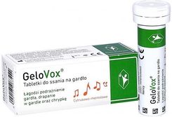 Gelovox o smaku cytrusowo - mentolowym 10 tabl - Opinie i ceny na Ceneo.pl