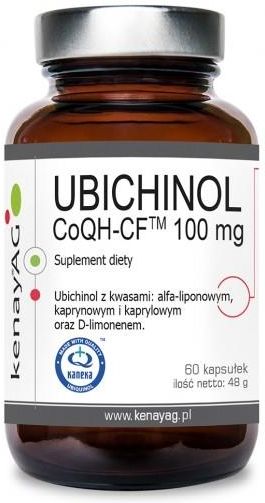 Kenayag Koenzym Ubichinol Coqh-Cf 100mg 60kaps. - Opinie i ceny na Ceneo.pl