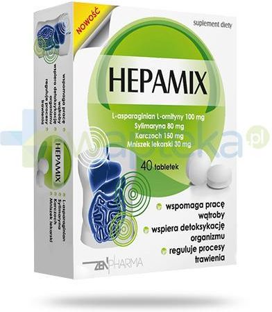 HepaMix 40 tabl - Opinie i ceny na Ceneo.pl