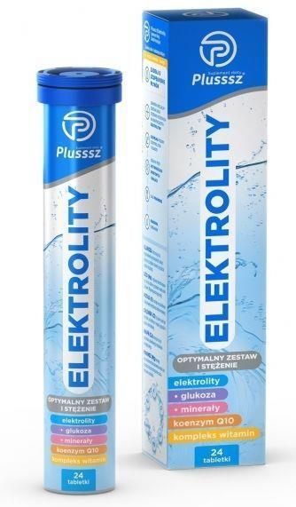 Plusssz Elektrolity + Multiwitamina 24 tabl - Opinie i ceny na Ceneo.pl