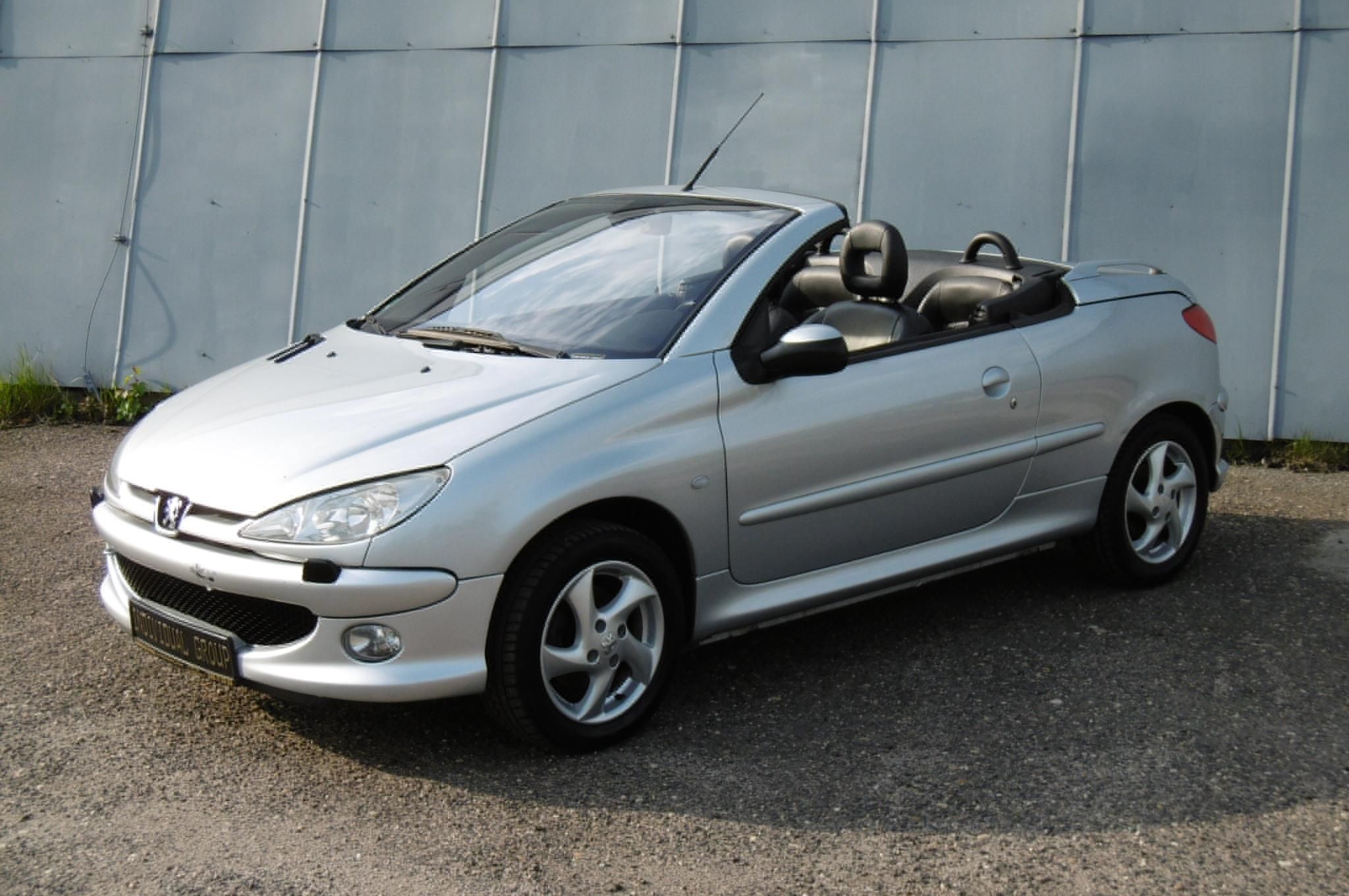 Peugeot 206 2003 109KM Kabriolet Srebrny - Opinie i ceny na Ceneo.pl