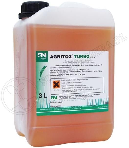 Fn Agro Agritox Turbo 750 Sl 3L - Ceny i opinie - Ceneo.pl