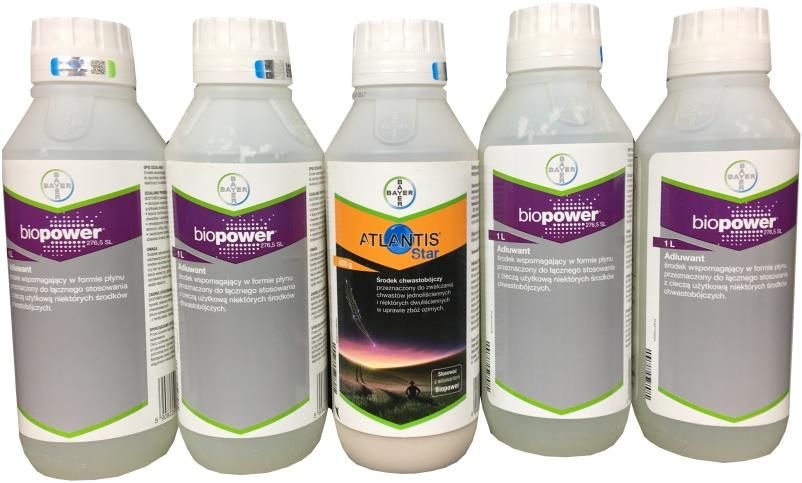 Bayer Atlantis Star 600G + Biopower 4x1L - Ceny i opinie - Ceneo.pl
