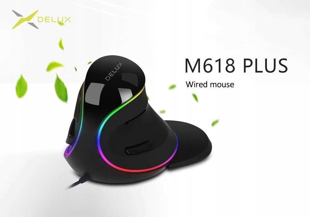 Mysz Delux M618 plus RGB - Opinie i ceny na Ceneo.pl