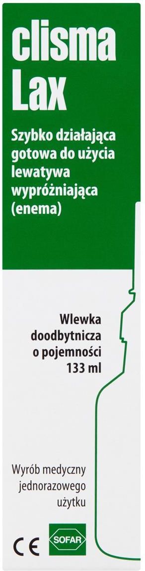 Drobne akcesoria medyczne Avec Pharma Clisma Lax, Wlewka Doodbytnicza ...
