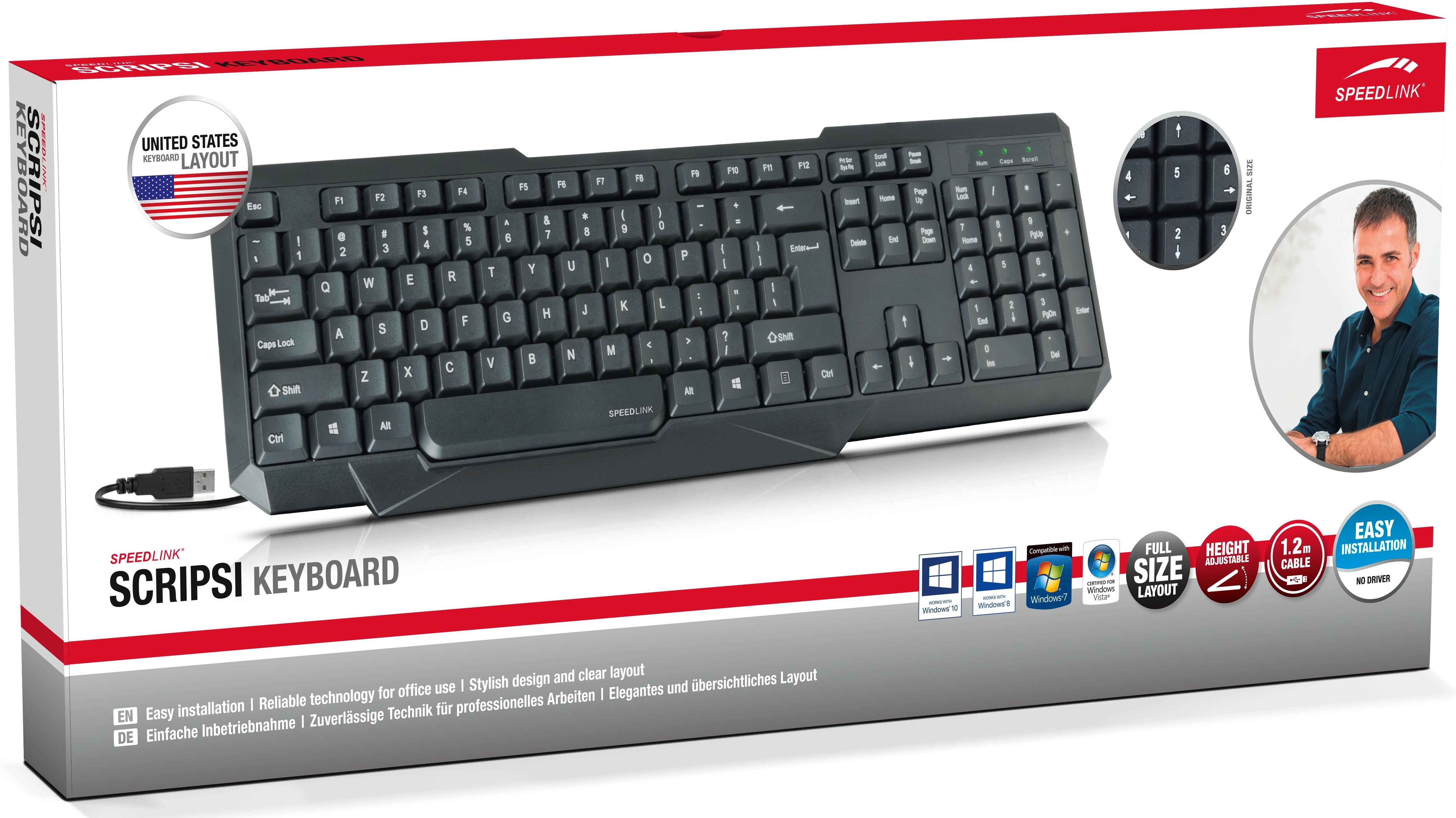 Klawiatura Speedlink Scripsi Czarna (SL640003BKUS) - Opinie i ceny na ...