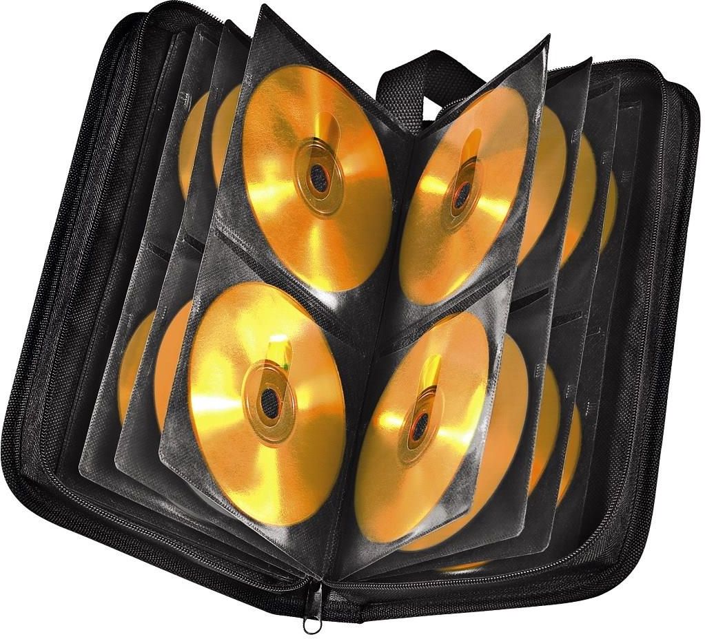 Hama CD-Wallet 104 CD nylon czarny (11617) - opinie i ceny na Ceneo.pl