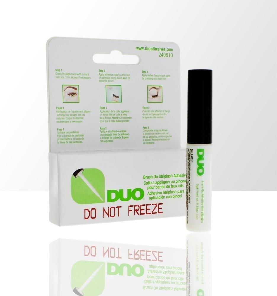 Ardell duo bezlateksowy klej do rzęs z witaminami + pędzelek clear 5g ...