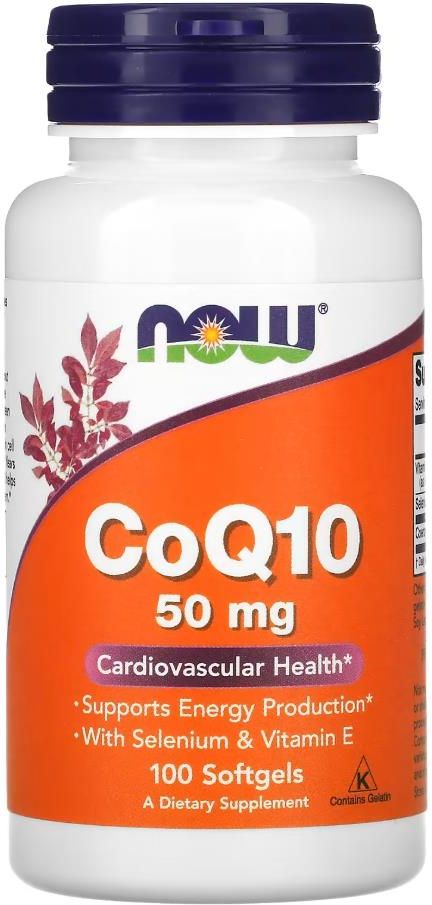Now Foods Koenzym Q10 + Selen & Witamina E 50mg 100 kaps - Opinie i ...
