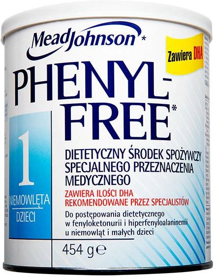 Mead Johnson Phenyl Free 1 Proszek 454G - Ceny i opinie - Ceneo.pl
