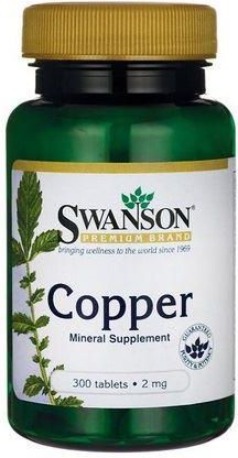 Swanson Copper Miedź 2mg 300 tabl - Opinie i ceny na Ceneo.pl