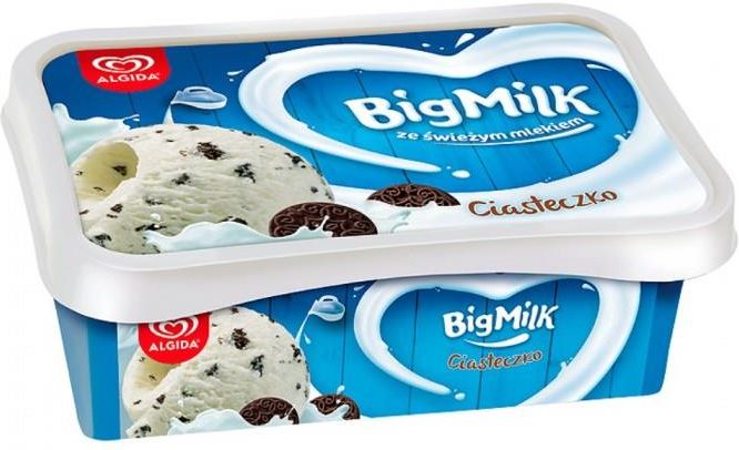 Algida Big Milk Ciasteczko Lody 900 Ml - Ceny i opinie - Ceneo.pl