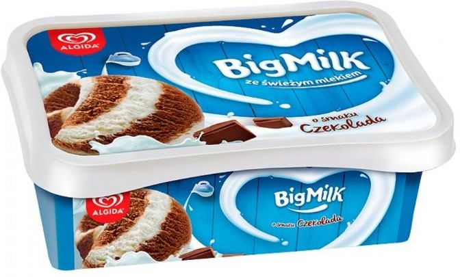 Algida Big Milk O Smaku Czekolada Lody 900 Ml - Ceny i opinie - Ceneo.pl